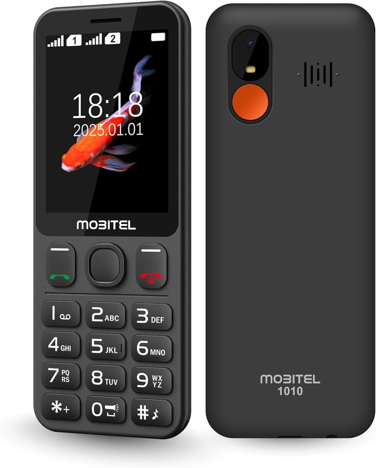 Mobitel 1010 4G Big Button Dual SIM Phone for Seniors